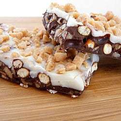 Toffee Pretzel Bark - Brown Eyed Baker