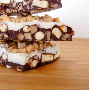Toffee Pretzel Bark - Brown Eyed Baker