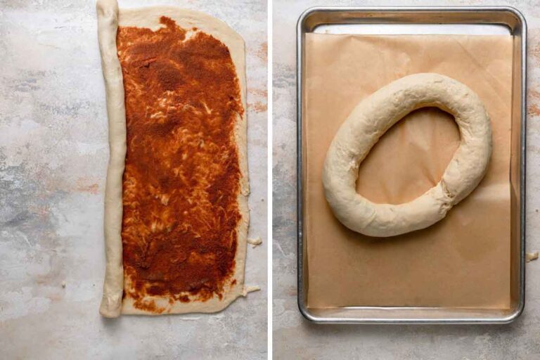 Traditional Mardi Gras King Cake Recipe - Brown Eyed Baker