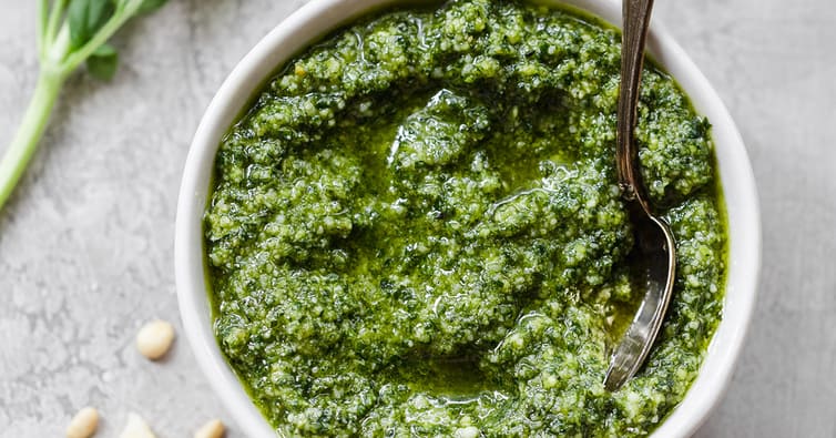 Classic Pesto Recipe - How to Make Pesto - Brown Eyed Baker