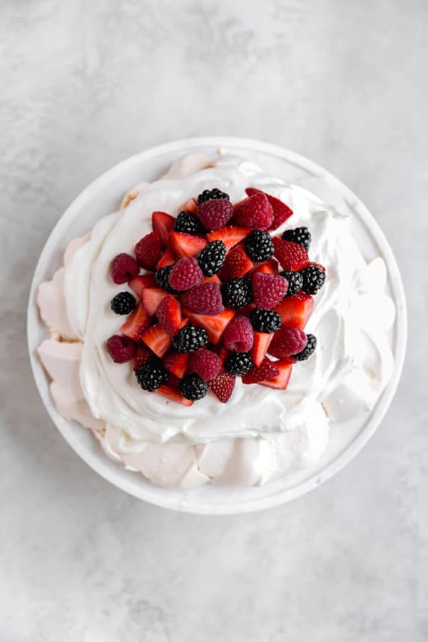Classic Pavlova Recipe | Brown Eyed Baker