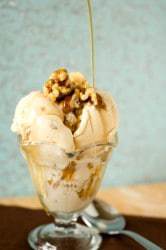 Maple-Walnut Ice Cream - Brown Eyed Baker