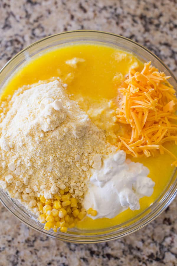 Cheesy Creamed Corn Casserole | Brown Eyed Baker