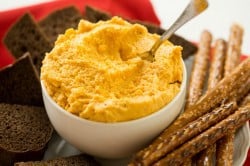 Oktoberfest German Beer Cheese Spread - Brown Eyed Baker