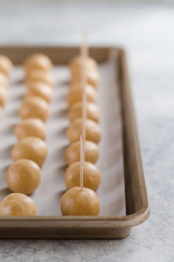 Peanut Butter Buckeyes Recipe - Brown Eyed Baker