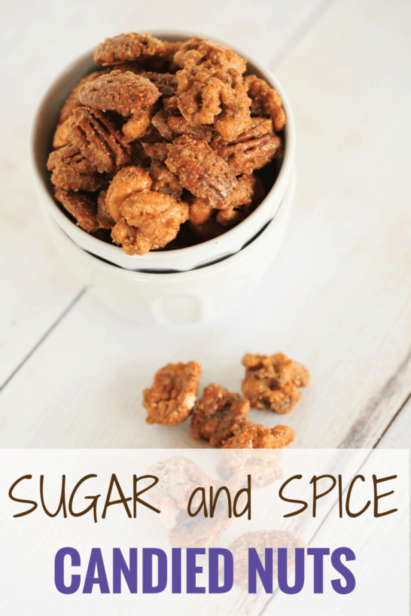 Sugar and Spice Candied Nuts - Brown Eyed Baker