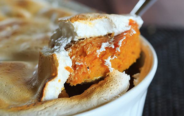 Pineapple-Bourbon Sweet Potato Casserole