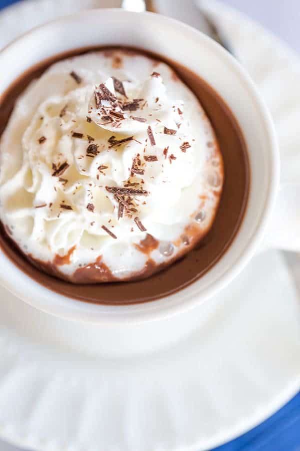 Italian Hot Chocolate (Cioccolata Calda) - Brown Eyed Baker