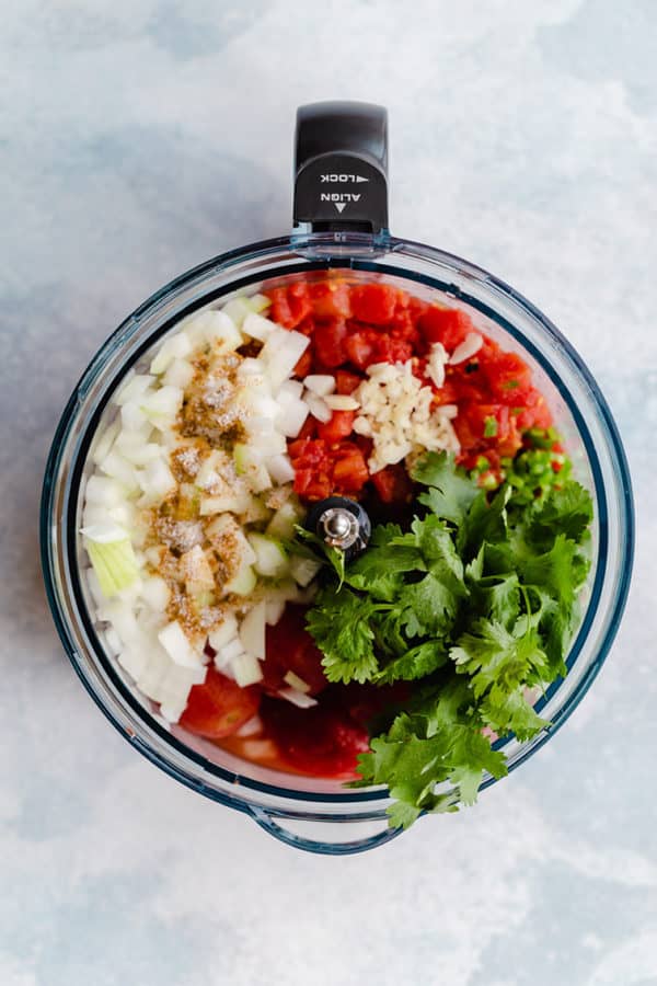 Easy Homemade Salsa - Brown Eyed Baker