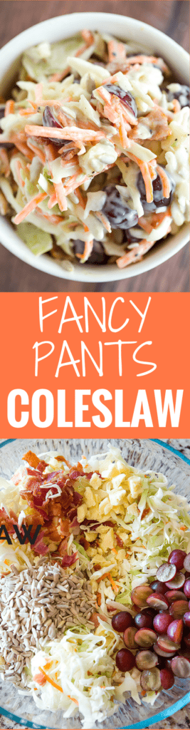 Fancy Pants Coleslaw - Brown Eyed Baker