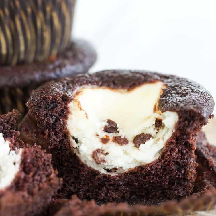 Black-Bottom Cupcakes - Brown Eyed Baker