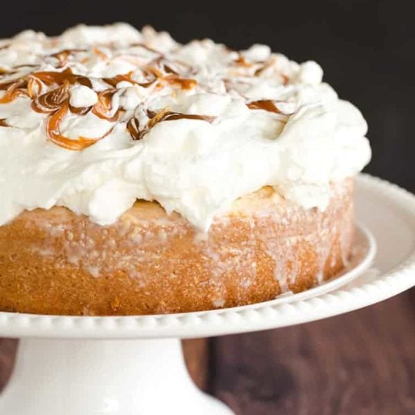 Caramel Tres Leches Cake - Brown Eyed Baker