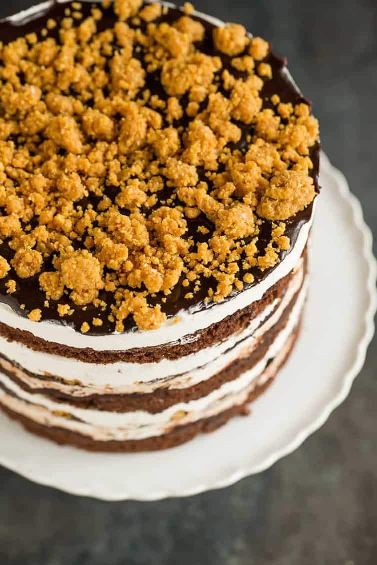 S'mores Layer Cake (Milk Bar style!) - Brown Eyed Baker