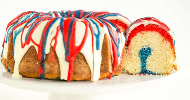 Firecracker Cake (from scratch!) - Brown Eyed Baker