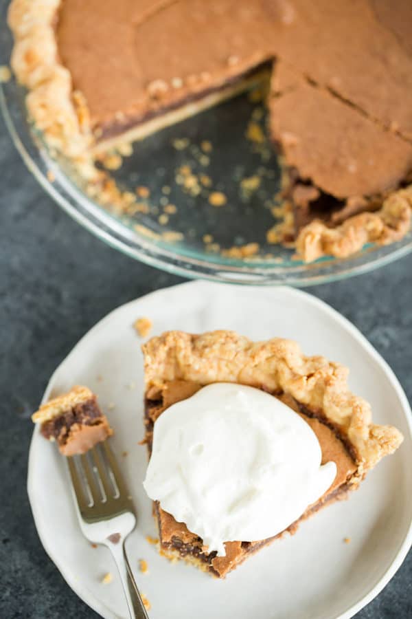 Chocolate Chess Pie - Brown Eyed Baker