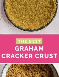 The Best Graham Cracker Crust Recipe | Brown Eyed Baker