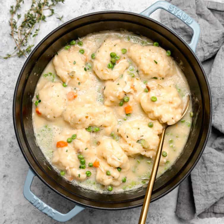 Homemade Chicken and Dumplings | Brown Eyed Baker