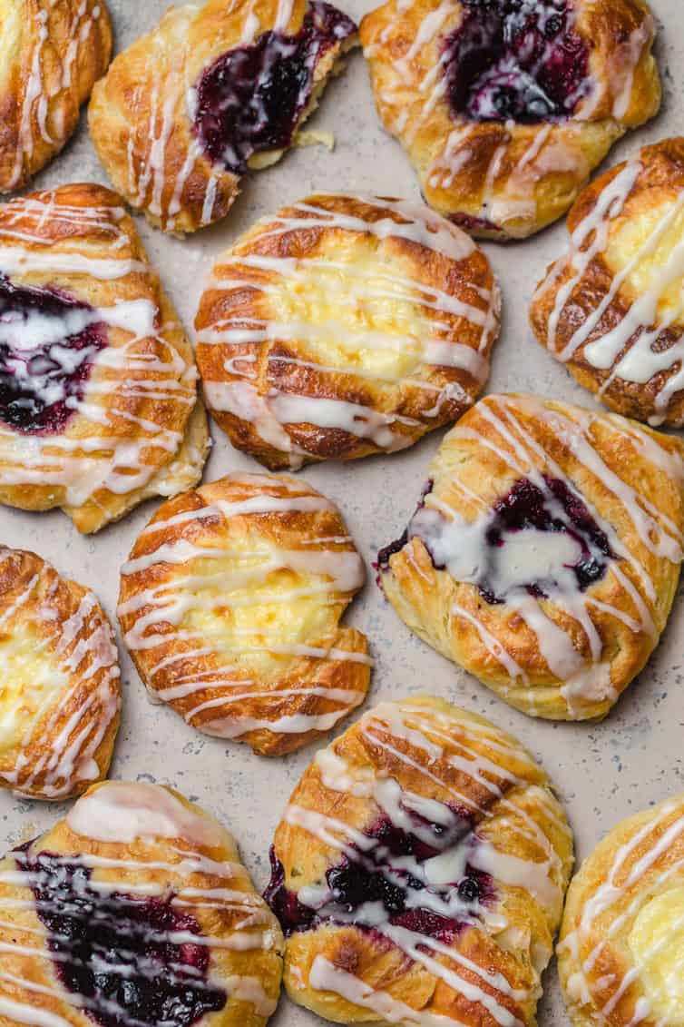 Homemade Danish Pastries - Brown Eyed Baker
