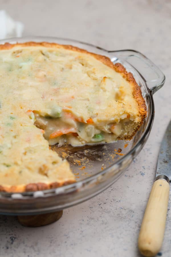 Bisquick Chicken Pot Pie - Quick and Easy! - Brown Eyed Baker