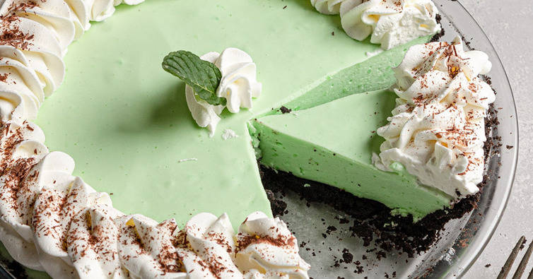 Grasshopper Pie Recipe - Brown Eyed Baker