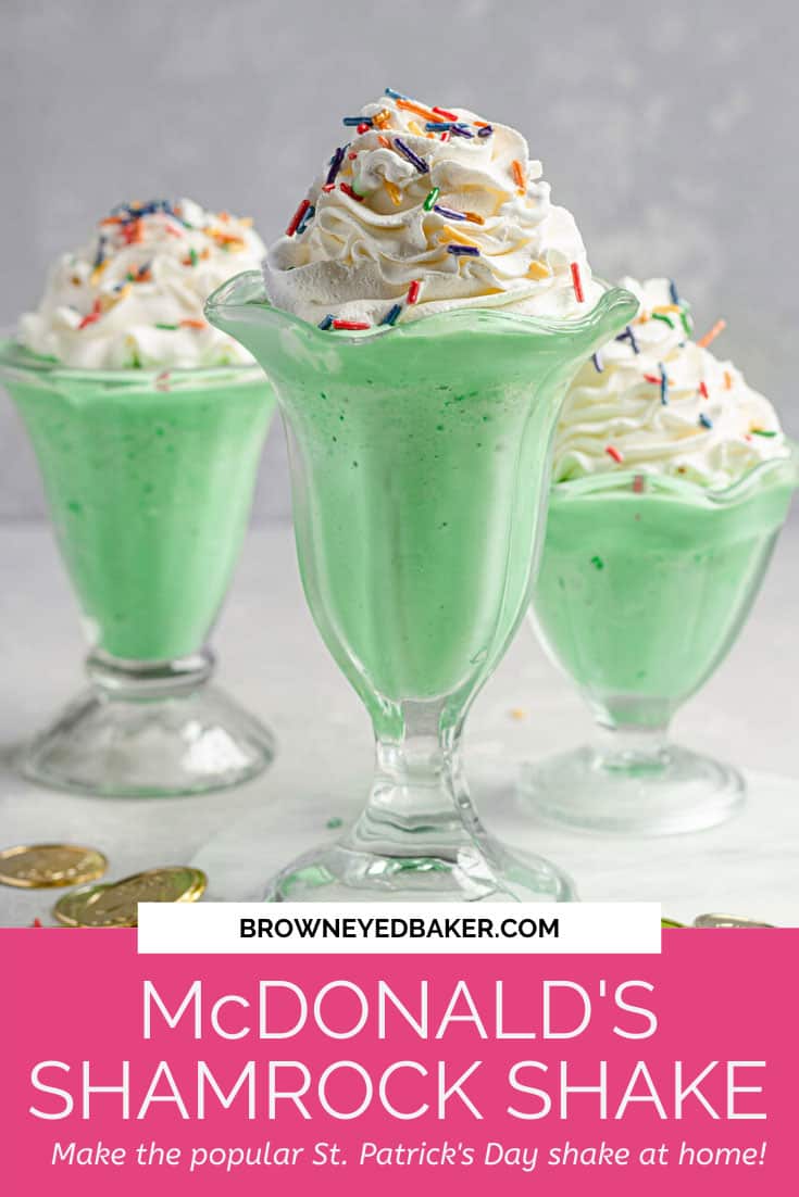 McDonald's Shamrock Shake - Brown Eyed Baker