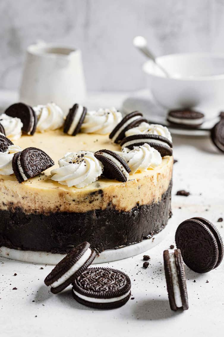 Oreo Cheesecake (No Water Bath!) | Brown Eyed Baker