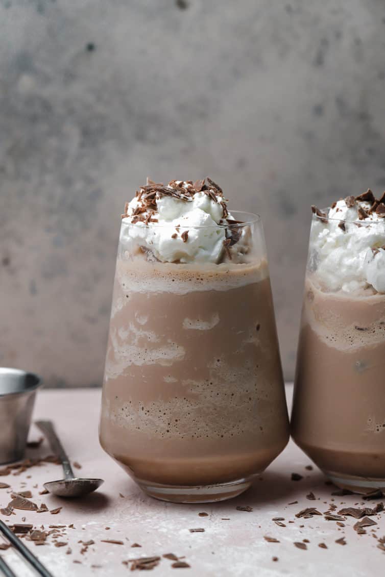Frozen Hot Chocolate - Brown Eyed Baker