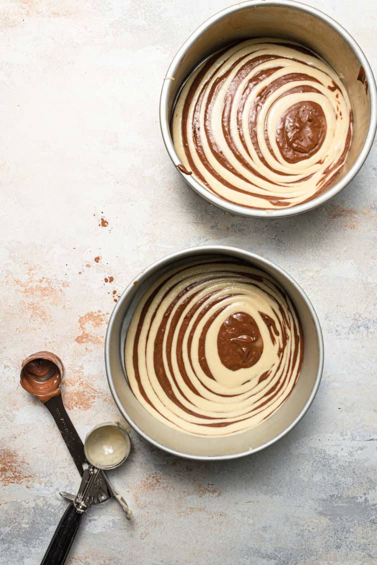 Zebra Cake Recipe - Brown Eyed Baker