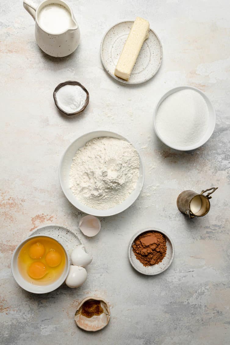 Zebra Cake Recipe - Brown Eyed Baker