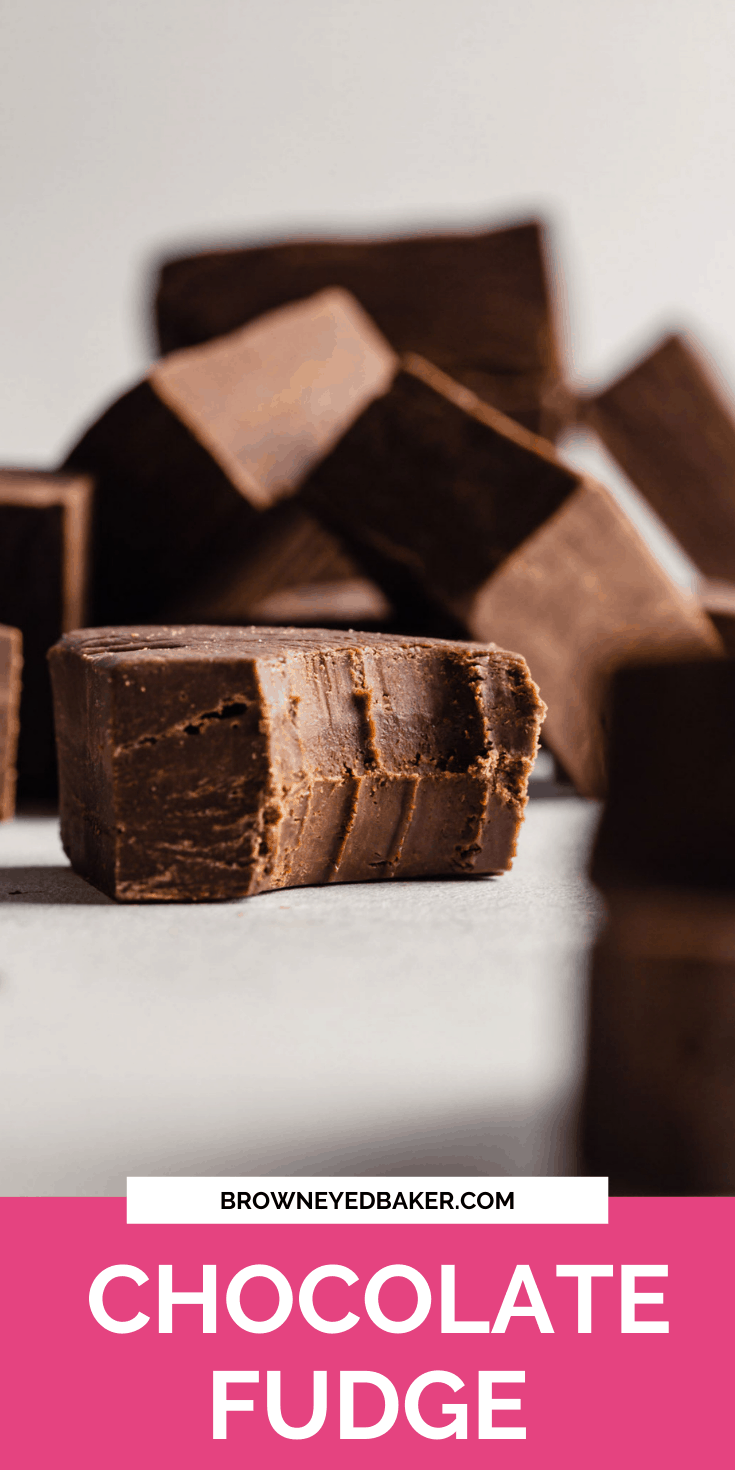Easy Chocolate Fudge Recipe - Brown Eyed Baker