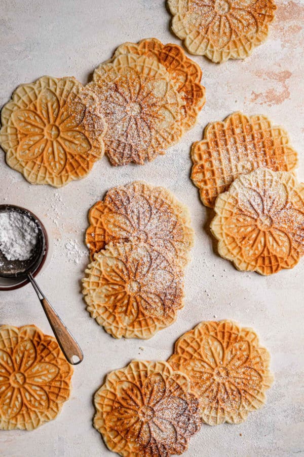 Grandma's Pizzelle Recipe - Brown Eyed Baker