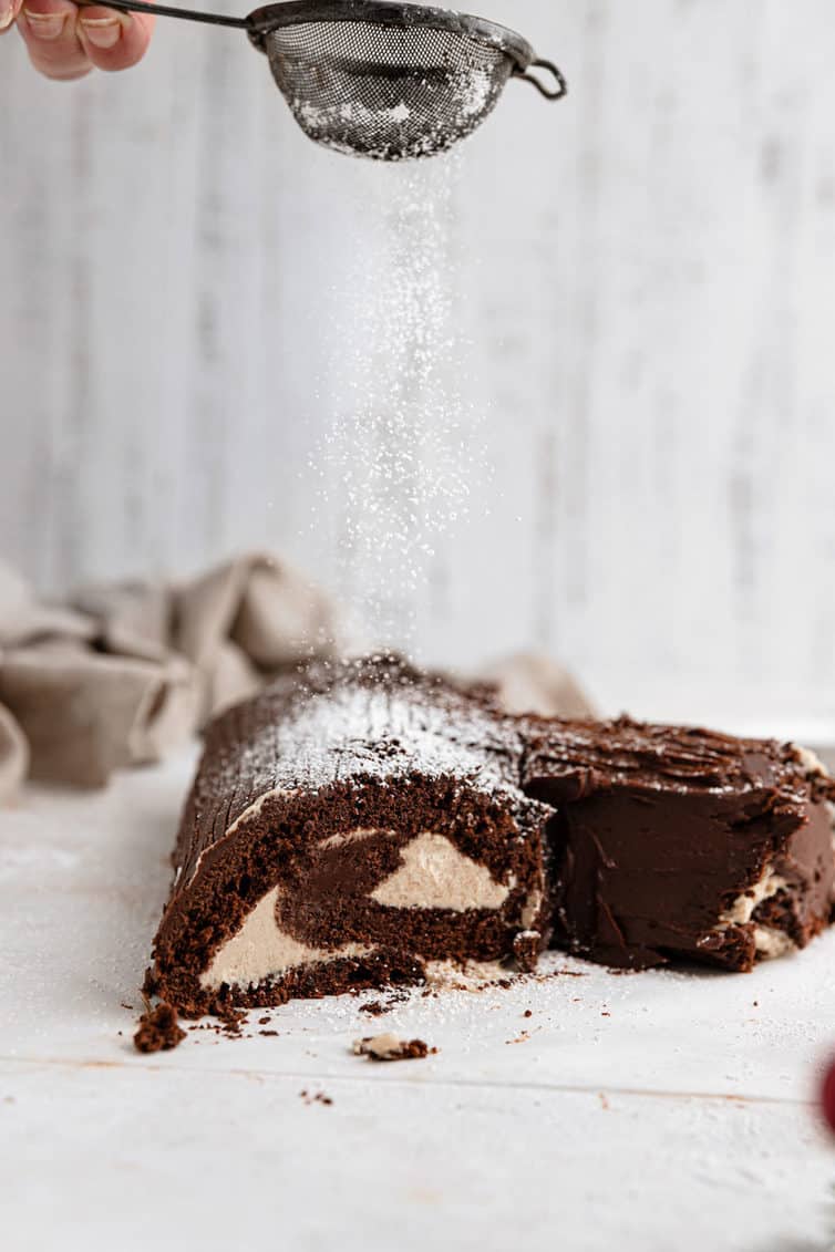 Bûche de Noël (Yule Log) Recipe - Brown Eyed Baker