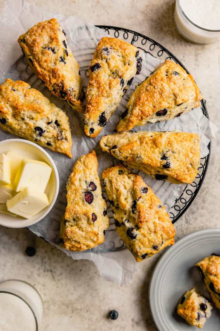 Classic Buttermilk Scones - Brown Eyed Baker