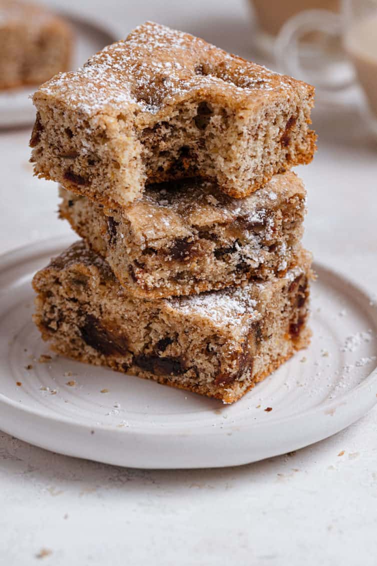 Zia Lena's Date Bars - Brown Eyed Baker