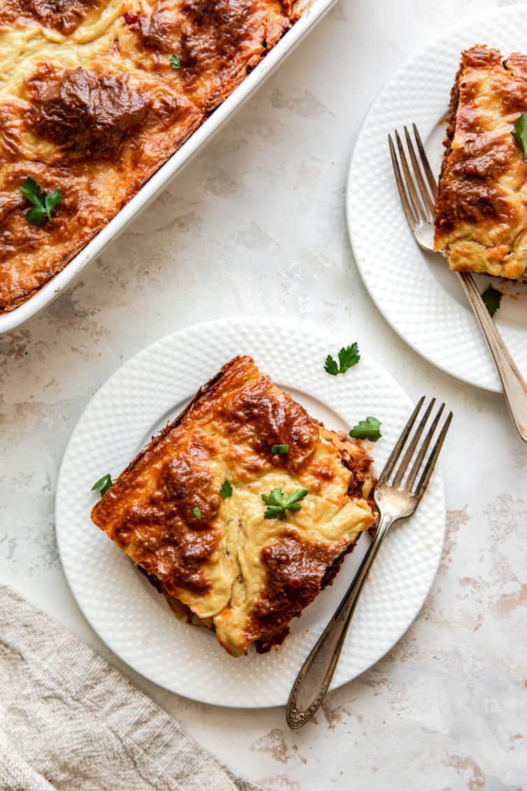 Moussaka Recipe (Greek Beef and Eggplant Lasagna) - Brown Eyed Baker