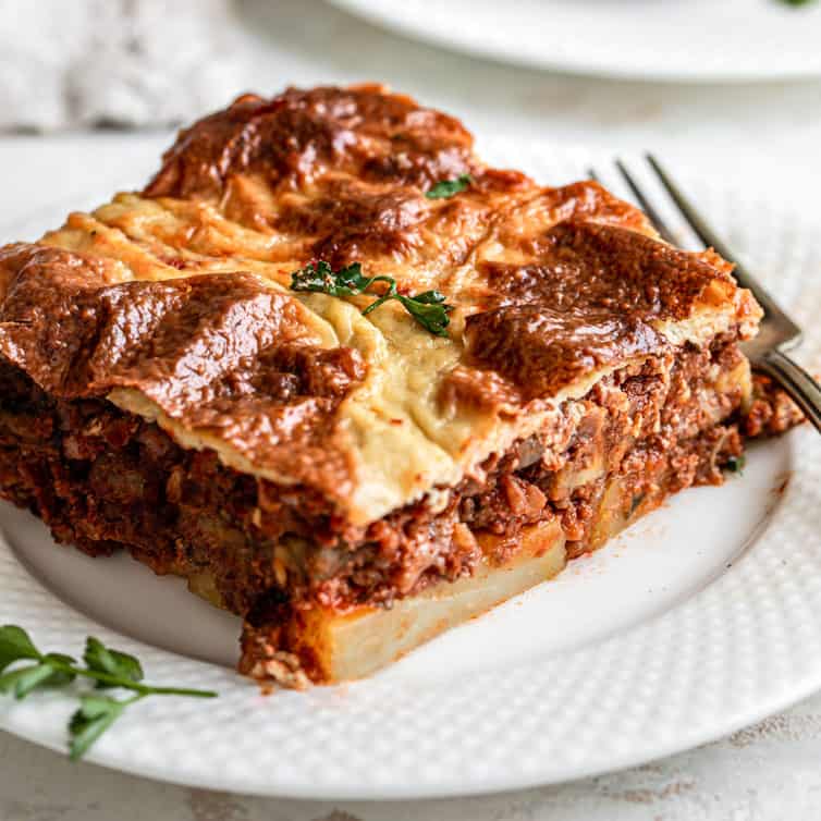 Moussaka Recipe (Greek Beef and Eggplant Lasagna) - Brown Eyed Baker