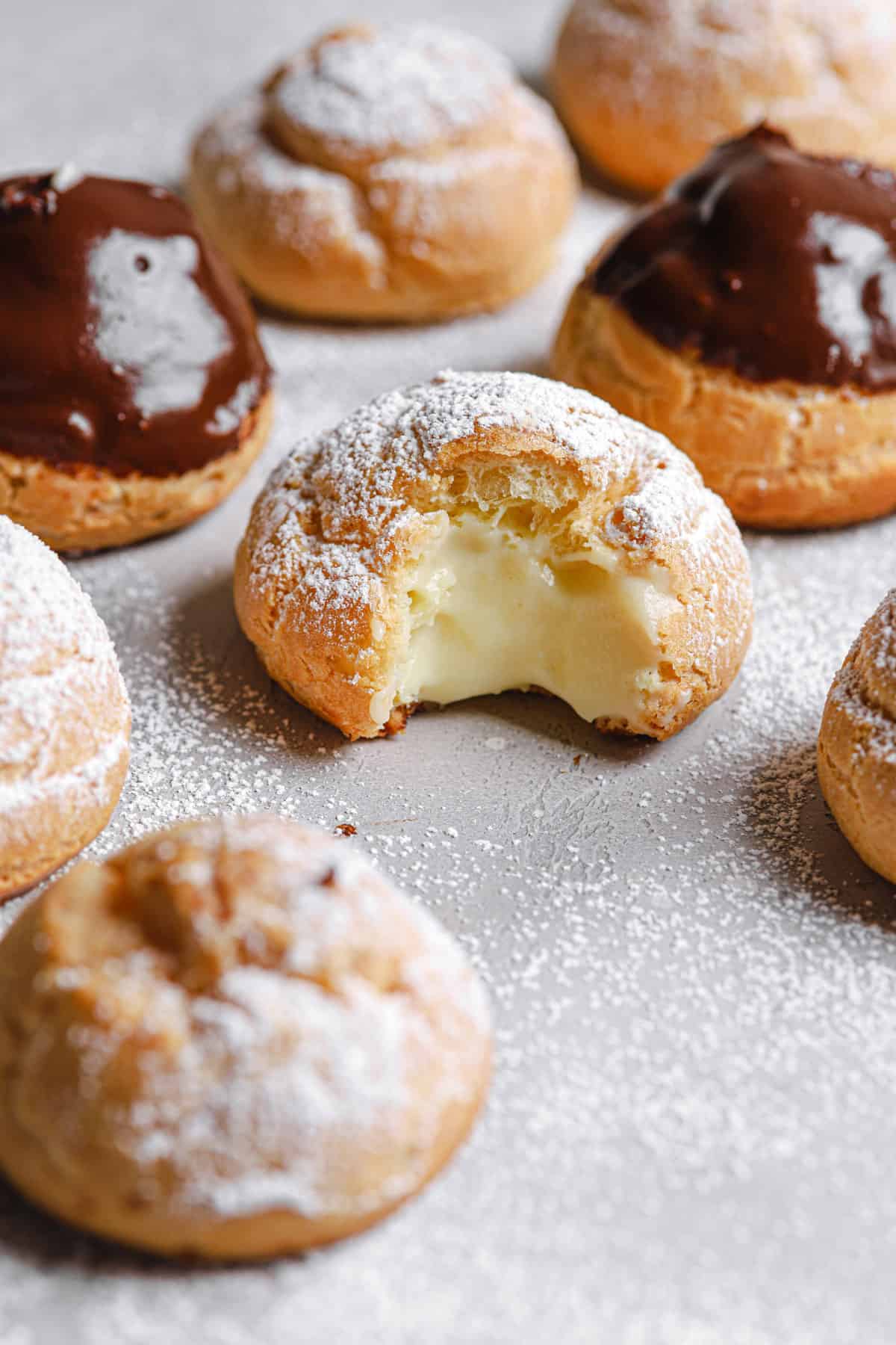 Homemade Cream Puffs - Brown Eyed Baker