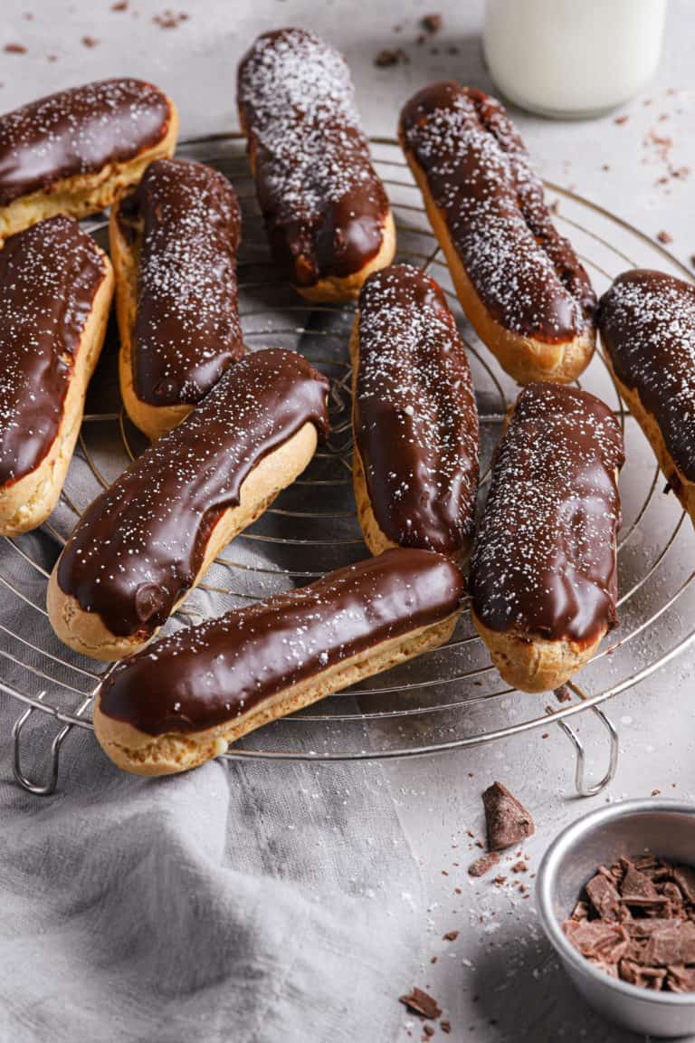 Homemade Eclairs - Brown Eyed Baker