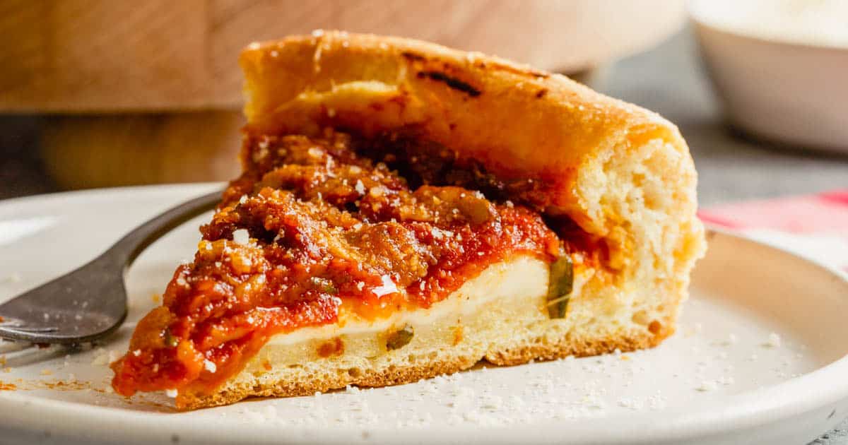 Deep Dish Cornmeal Pizza Crust