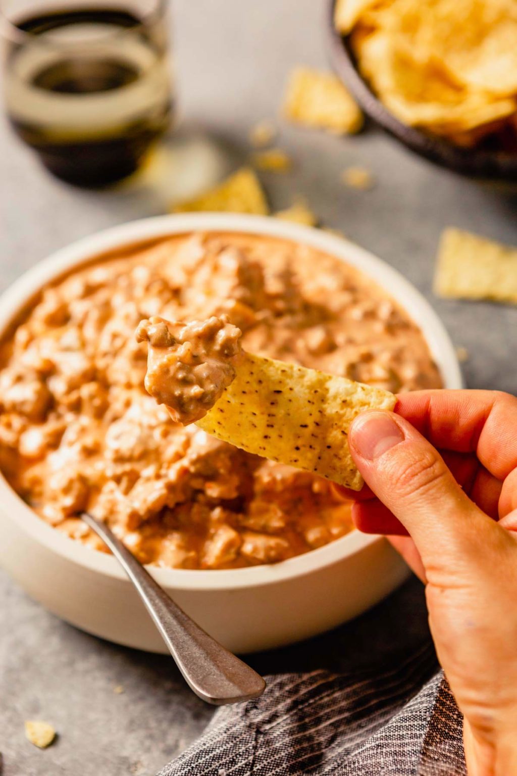 Sausage Dip Recipe (Only 3 Ingredients!) - Brown Eyed Baker