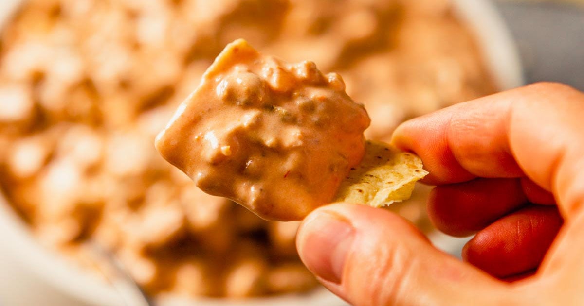 Sausage Dip Recipe (Only 3 Ingredients!) - Brown Eyed Baker