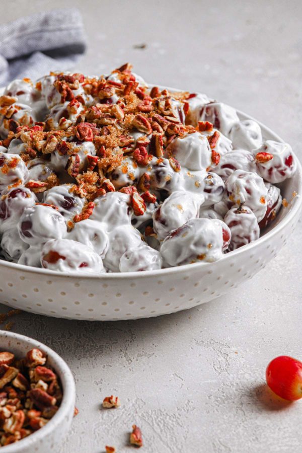 Easy Grape Salad Recipe - Brown Eyed Baker