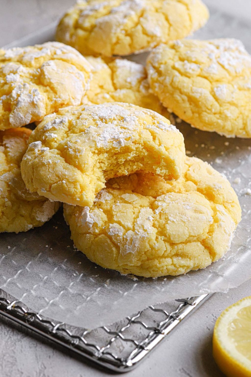 How To Make Lemon Crinkle Cookies - Brown Eyed Baker