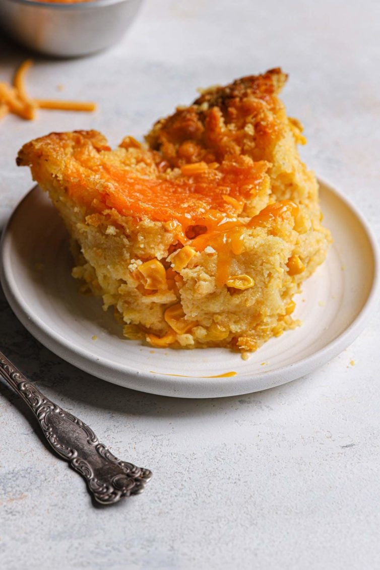 Cheesy Creamed Corn Casserole - Brown Eyed Baker