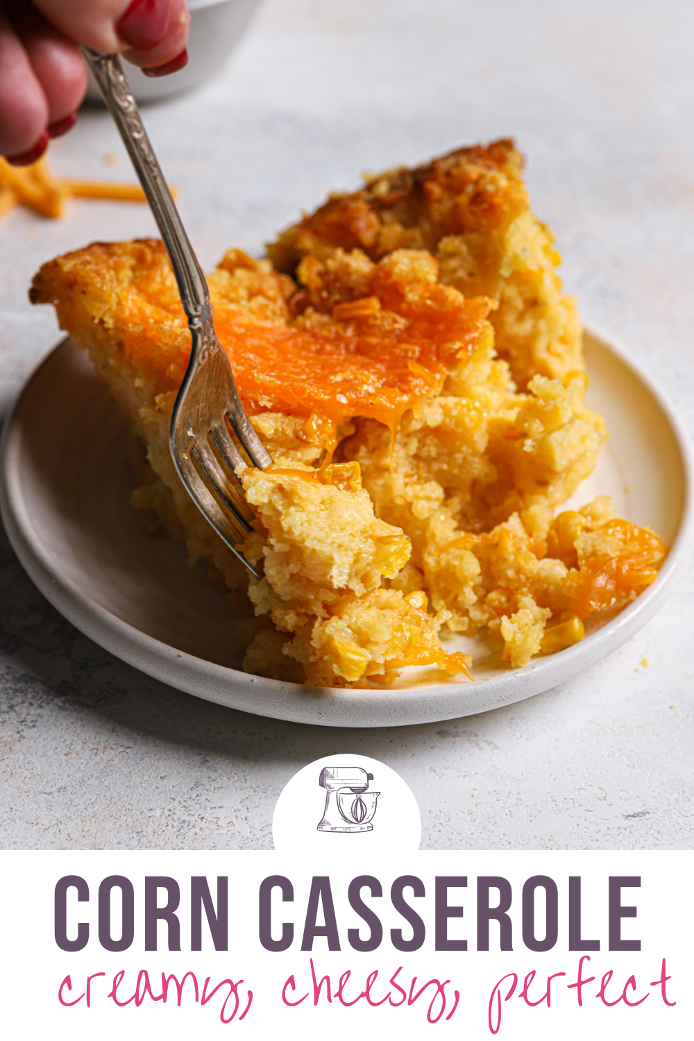 Cheesy Creamed Corn Casserole - Brown Eyed Baker