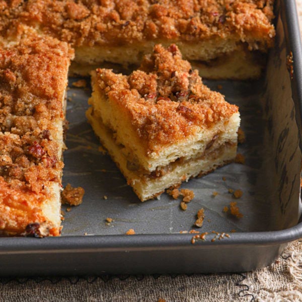 Cake Mix Coffee Cake - Brown Eyed Baker