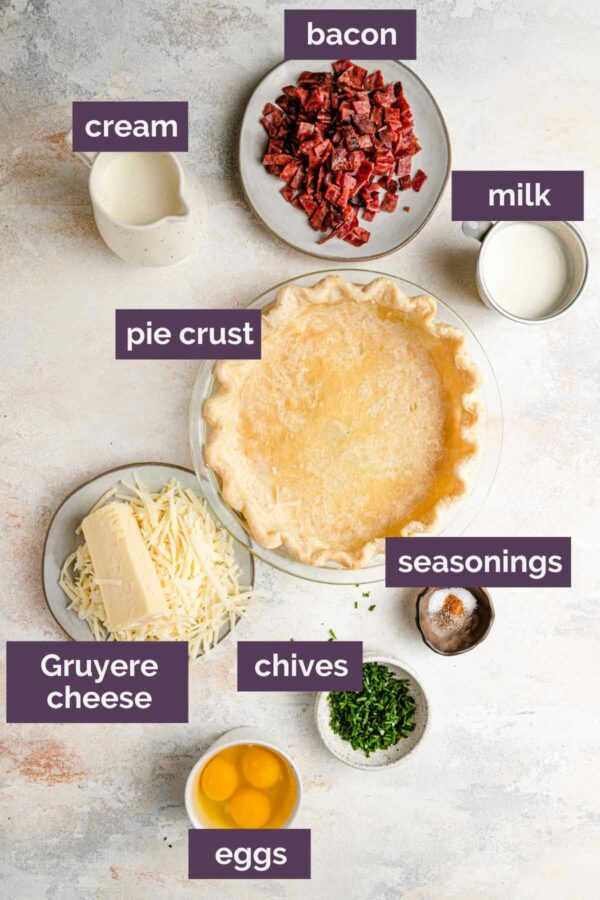 Classic Quiche Lorraine - Brown Eyed Baker