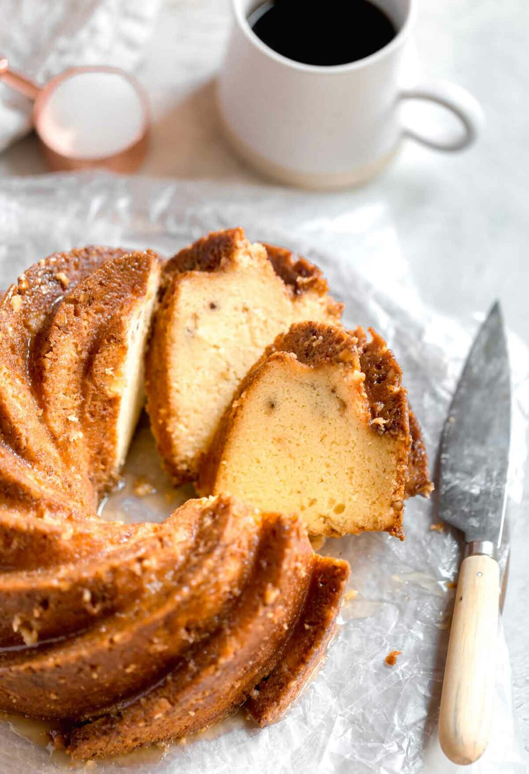 Homemade Rum Cake - Brown Eyed Baker