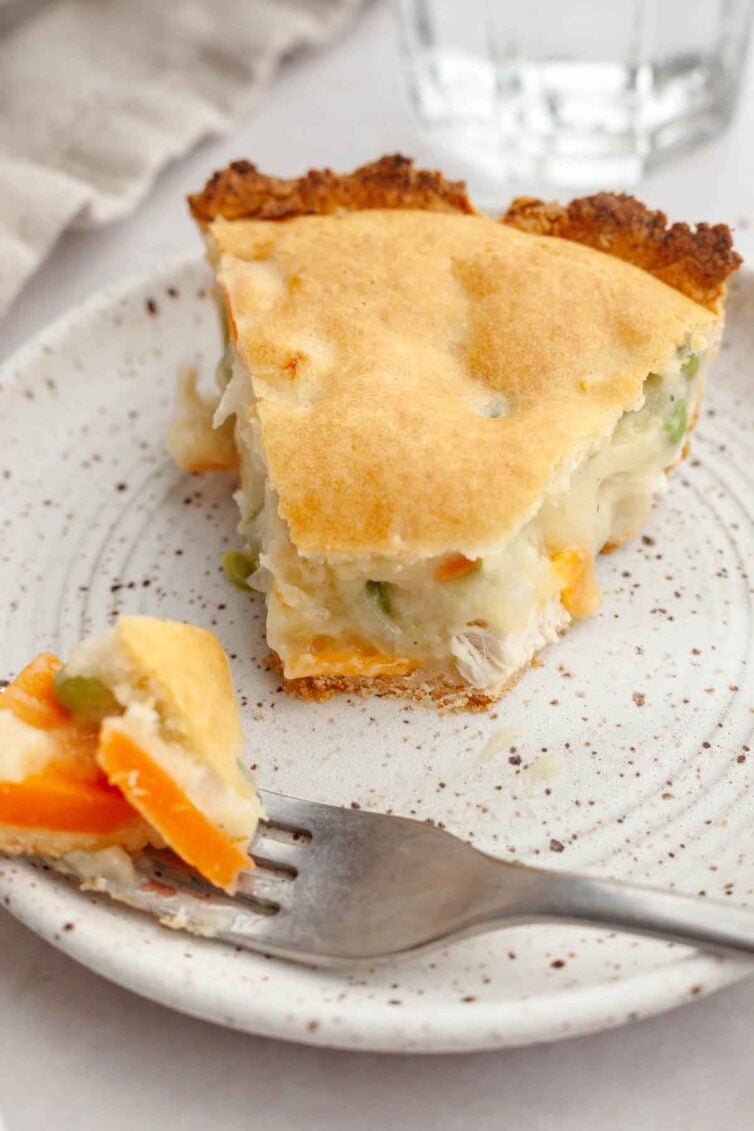 Bisquick Chicken Pot Pie - Brown Eyed Baker