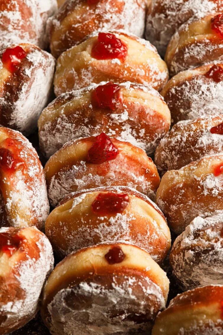 Homemade Paczki (Polish Doughnuts) - Brown Eyed Baker